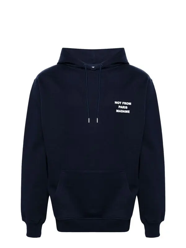 Drole De Monsieur Slogan Sweatshirt - Blue