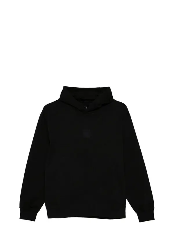 C.P. COMPANY Logo Detailed Hoodie - Black