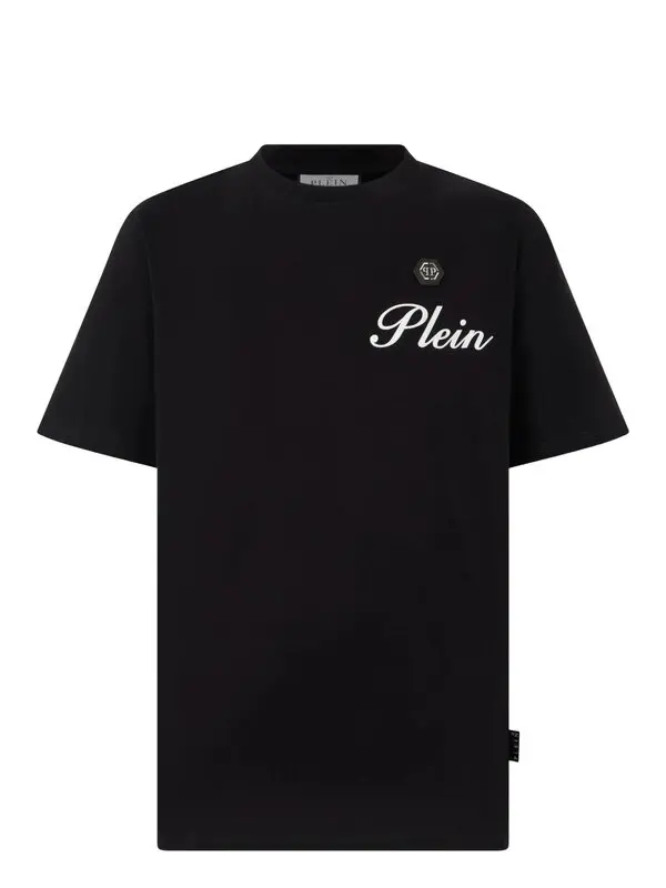 Philipp Plein T-shirt With Logo - Black