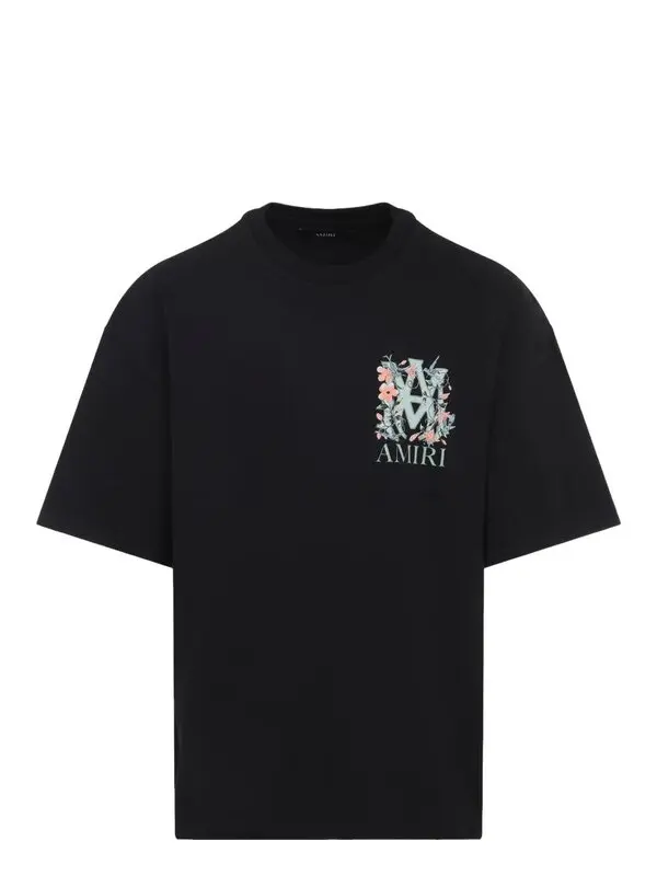 Amiri Ma Quad Flames T-shirt - Black