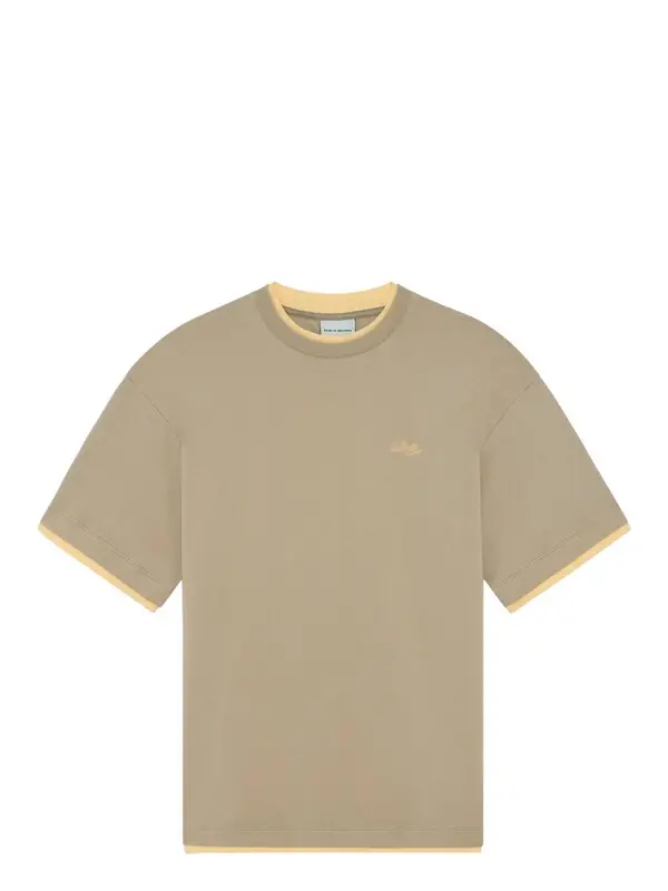 Drole De Monsieur T-shirt With Logo - Beige