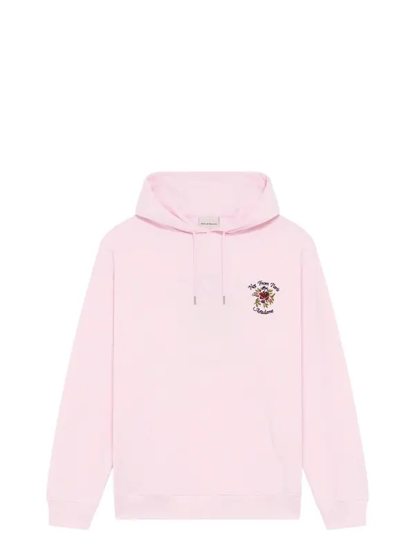 Drole De Monsieur Floral Print Hoodie - Pink