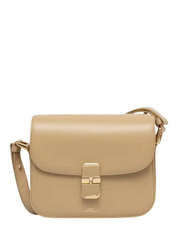 A.p.c. Small Grace Shoulder Bag - Beige