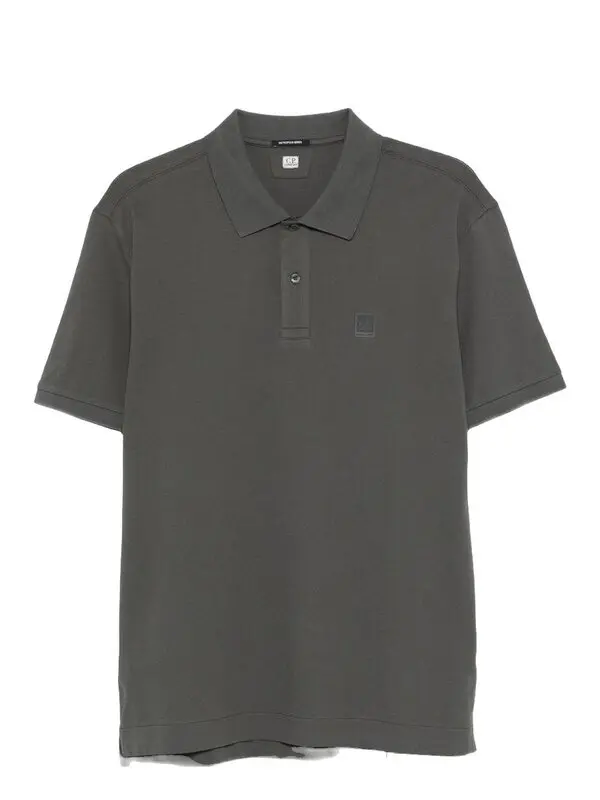 C.P. COMPANY C. P. Company Polo Shirt With Logo - Grey