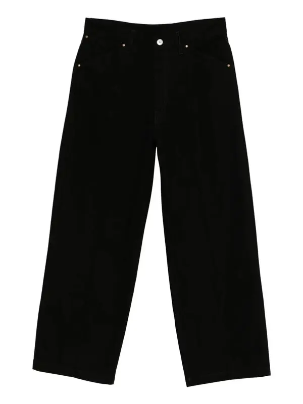 LEMAIRE Cotton Trousers - Black