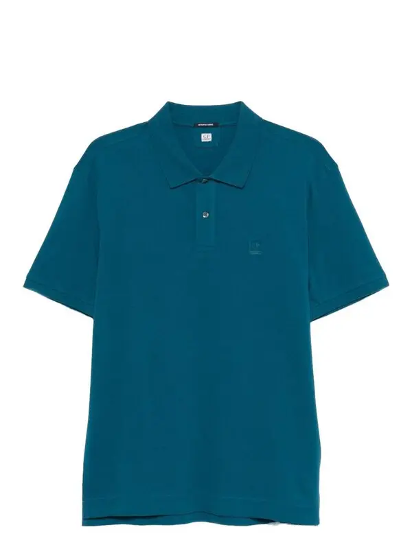 C.P. COMPANY C. P. Company Polo Shirt With Logo - Blue