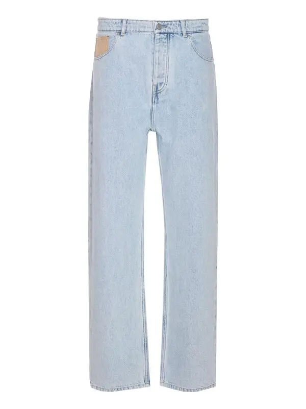 Drole De Monsieur Le Jean Délavé Jeans - Sky Blue