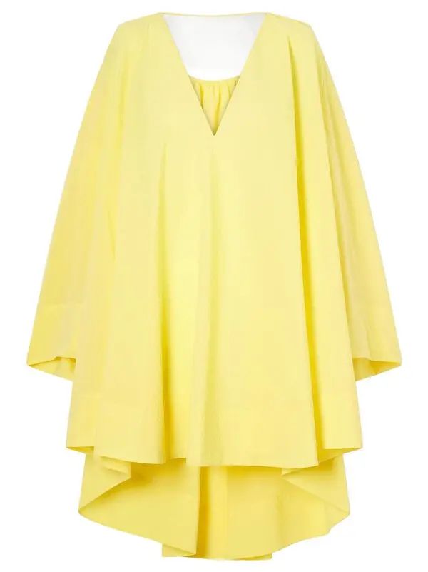 Jacquemus Paysan Oversized Mini Dress - Yellow