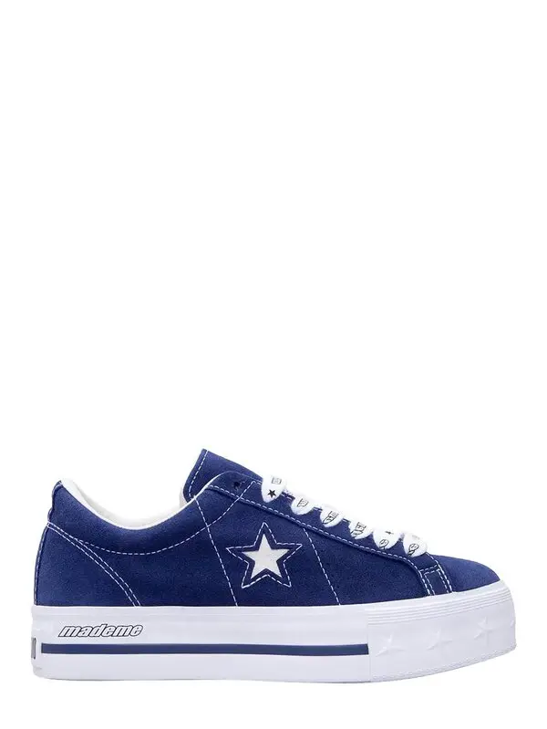 CONVERSE Mademe X One Star Platform Suede Ox - Blue