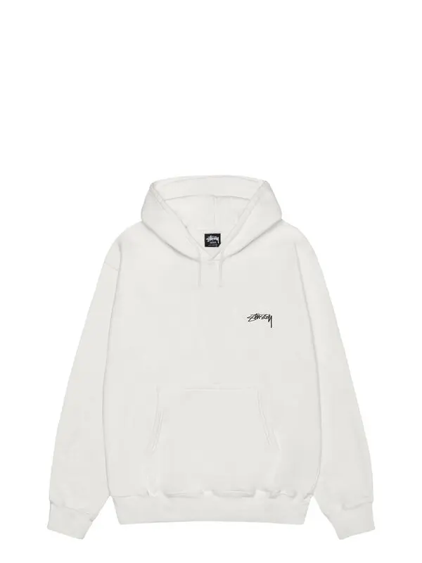 StÜssy Smooth Stock Pigment Dyed Hoodie - Cream