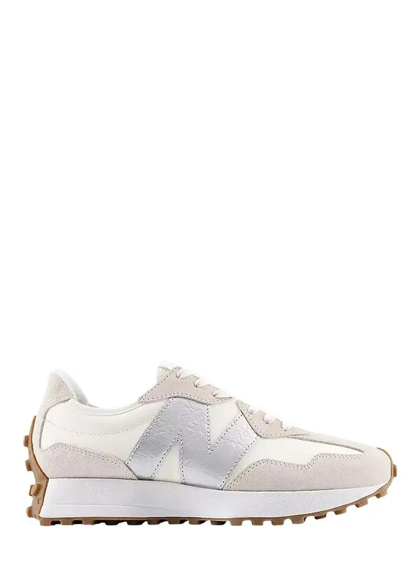 NEW BALANCE 327 Metallic Sneakers - Silver