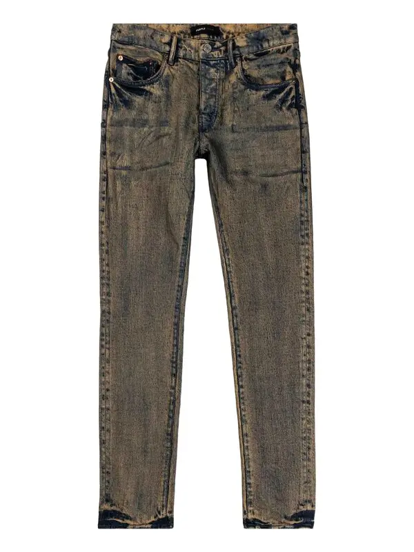 PURPLE BRAND Antiqued Snow Wash Jeans - Blue