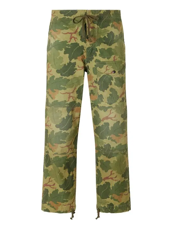 Ralph Lauren Straight-leg Camouflage Cargo Trousers - Green
