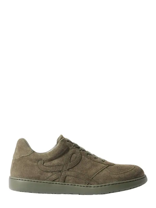 Loewe Jambo Suede Sneakers - Green