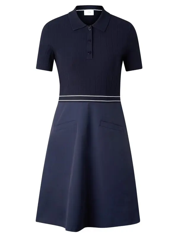 Bogner Selin Polo Dress - Navy Blue
