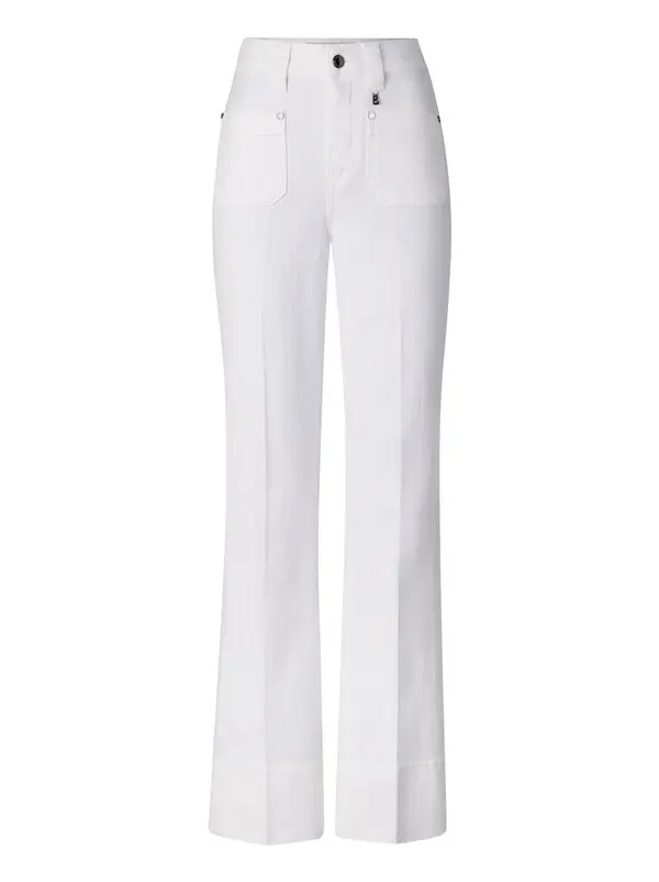 Bogner Flared Fit Jeans - White