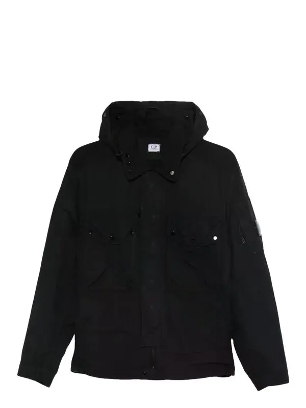 C.P. COMPANY Chest-pocket Hooded Jacket - Black