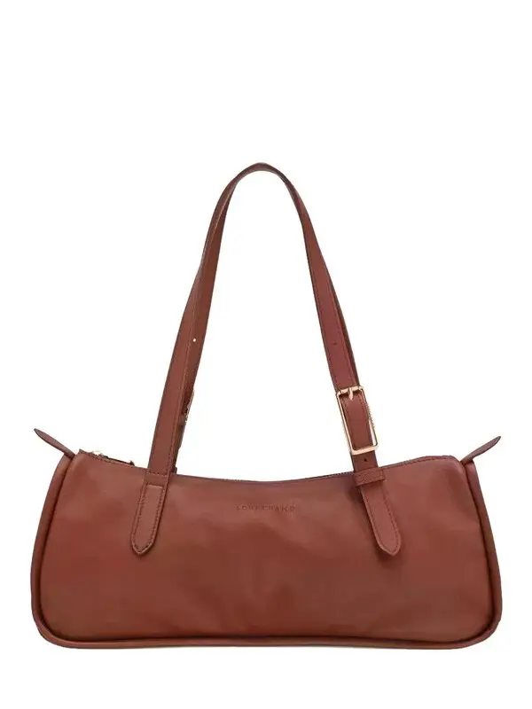 Longchamp Buckle-strap Shoulder Bag - Brown