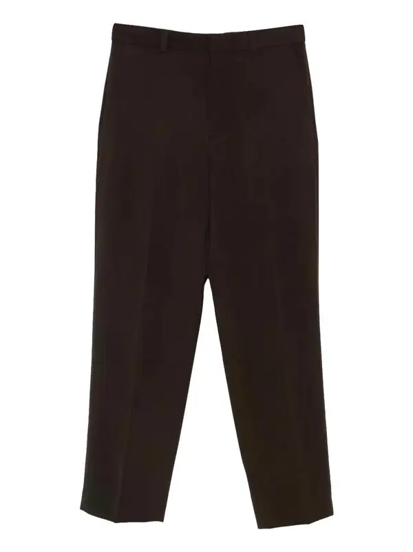 Sandro Virgin-wool Trousers - Brown