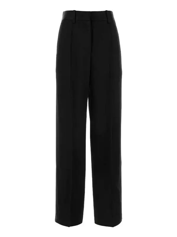 JIL SANDER Straight Trousers - Black