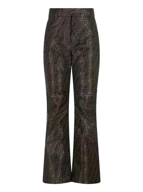 Fendi Ff-motif Ski Pants - Brown
