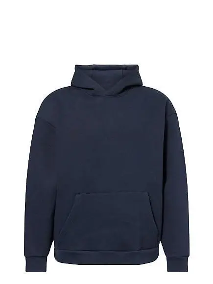 ARNE Relaxed-fit Long-sleeve Cotton-blend Hoodie - Navy