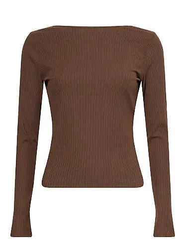 Lululemon Stretch-rib Yoga Top - Walnut Crunch