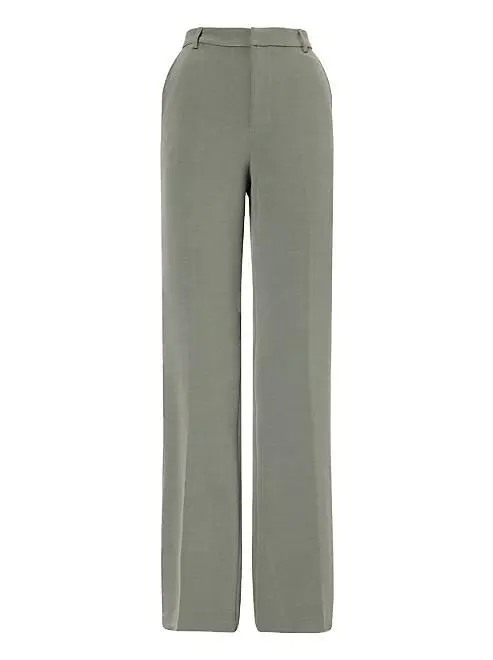 Huishan Zhang Bree Straight-leg Woven Trousers - Agave Green