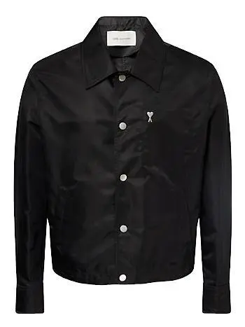 Ami Boxy-fit Woven Jacket - Noir