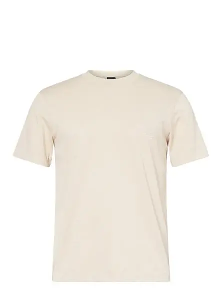 Emporio Armani Eagle Logo Cotton T-shirt - French Oak Eagle