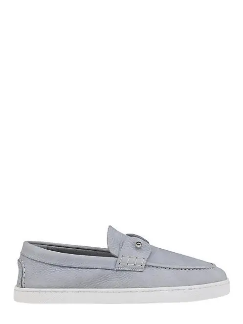 CHRISTIAN LOUBOUTIN Chambeliboat Donna Flat Loafers - Jumbo Grey