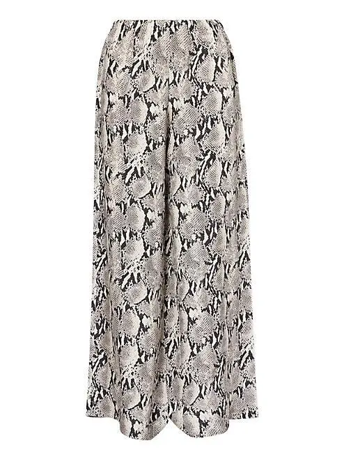 ANINE BING Printed Woven Trousers - Python