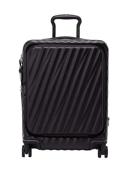 Tumi 19 Degree Front Access Large Expandable Carry-on Suitcase 55cm - Black Texture