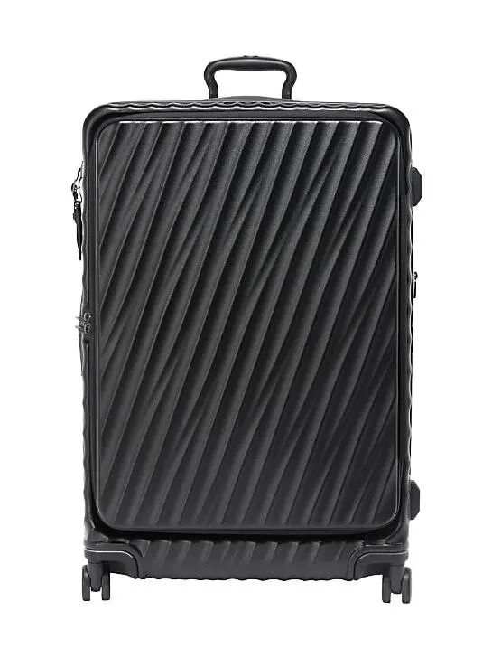 Tumi 19 Degree Front Access Large Expandable Checked Suitcase 76cm - Black Texture