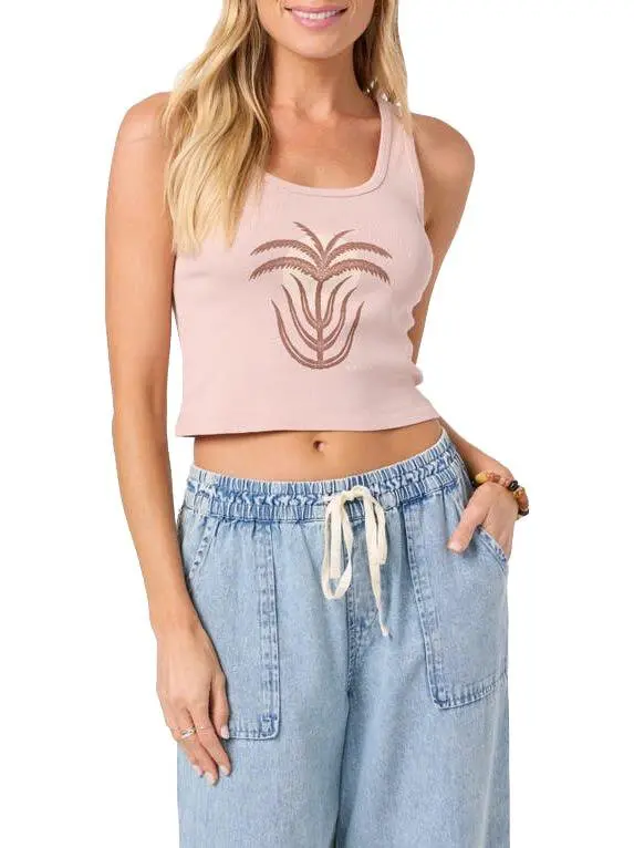 O'Neill Palm Sun Graphic Tank - Misty Rose