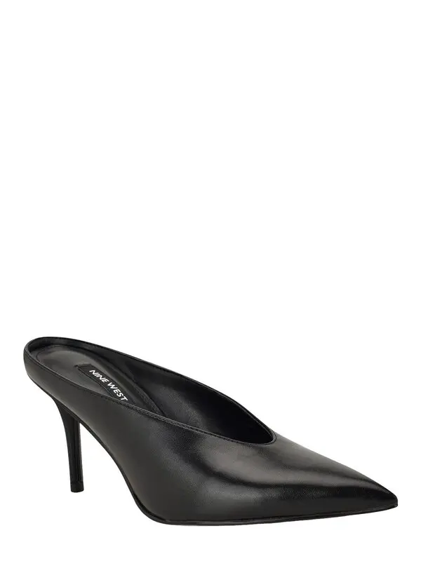 Nine West Pointed Toe Mule - Black