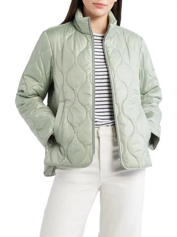 Sam Edelman Quilted Jacket - Sage
