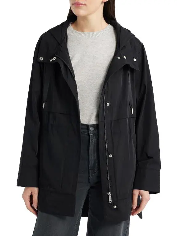 Sam Edelman Hooded Jacket - Black
