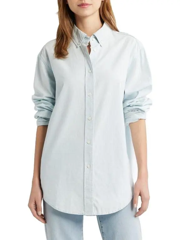 FRAME Heritage Patch Button-down Shirt - Mafalda