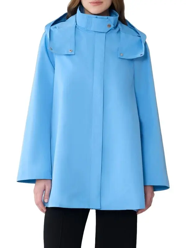 Soia & Kyo Nalani Waterproof Swing Coat - Poolside Blue