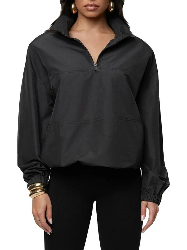 JLUXLABEL Oversized Funnel Jacket - Black