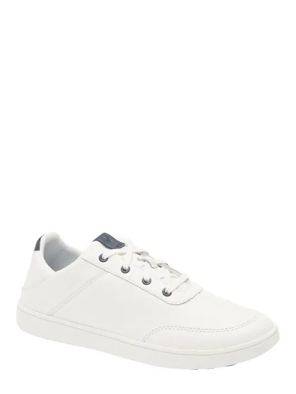 Olukai Puakea Convertible Waterproof Sneakers - Bright White/trench Blue