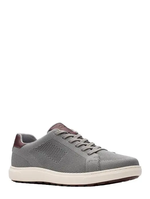 Clarks Mapstone Knit Sneaker - Grey Knit