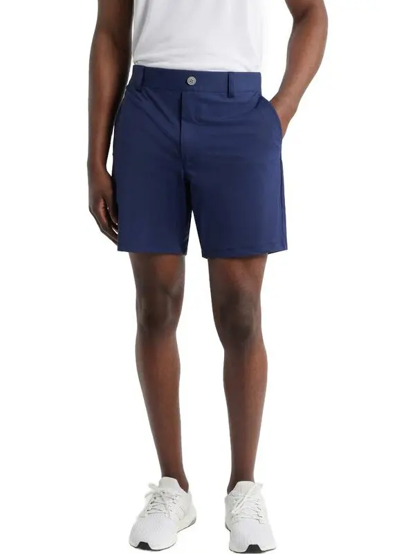 Johnnie-o Fusion Stretch Nylon Chino Shorts - Navy