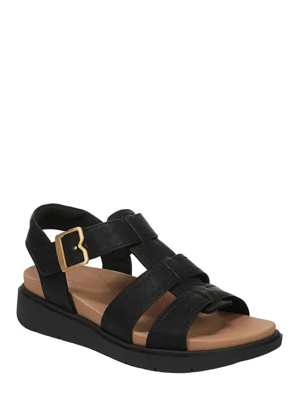 Dr. Scholl'S Platform Fisherman Sandal - Black