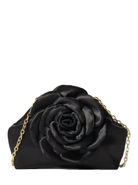 Lele Sadoughi Rosie Satin Clutch - Jet