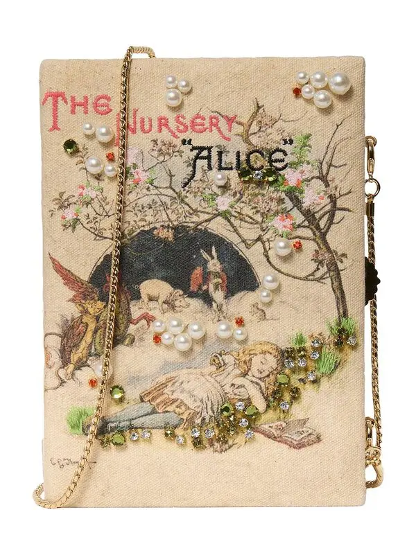 Lele Sadoughi The Nursery Alice Book Clutch - Ivory