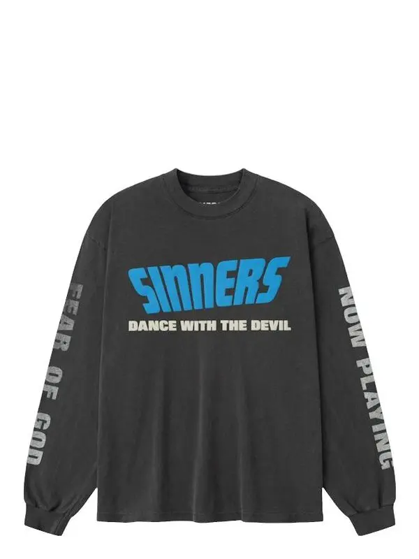 Fear Of God Sinners Long Sleeve Tee Shirt - Black