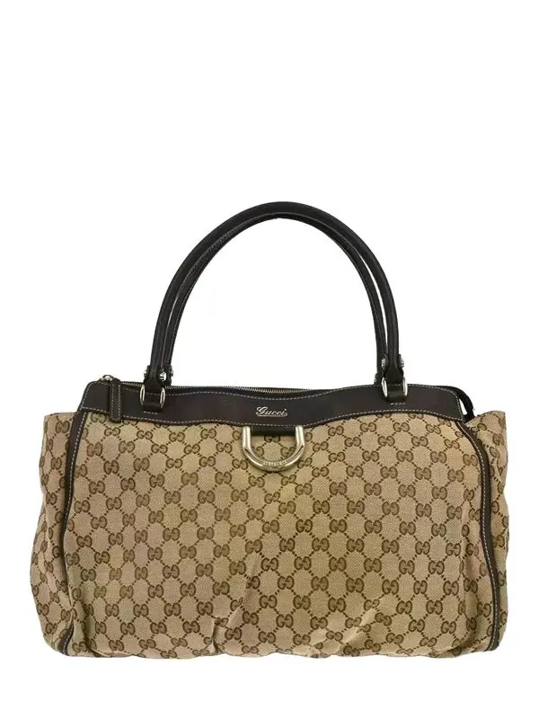 Gucci 1990-2000s Abbey D-ring Tote Bag - Neutrals