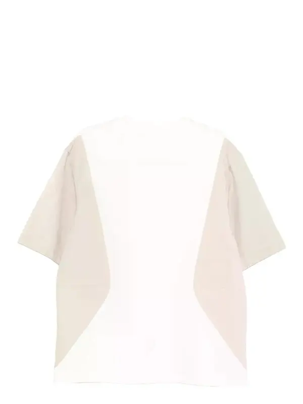 CROQUIS Colour-blocked T-shirt - White